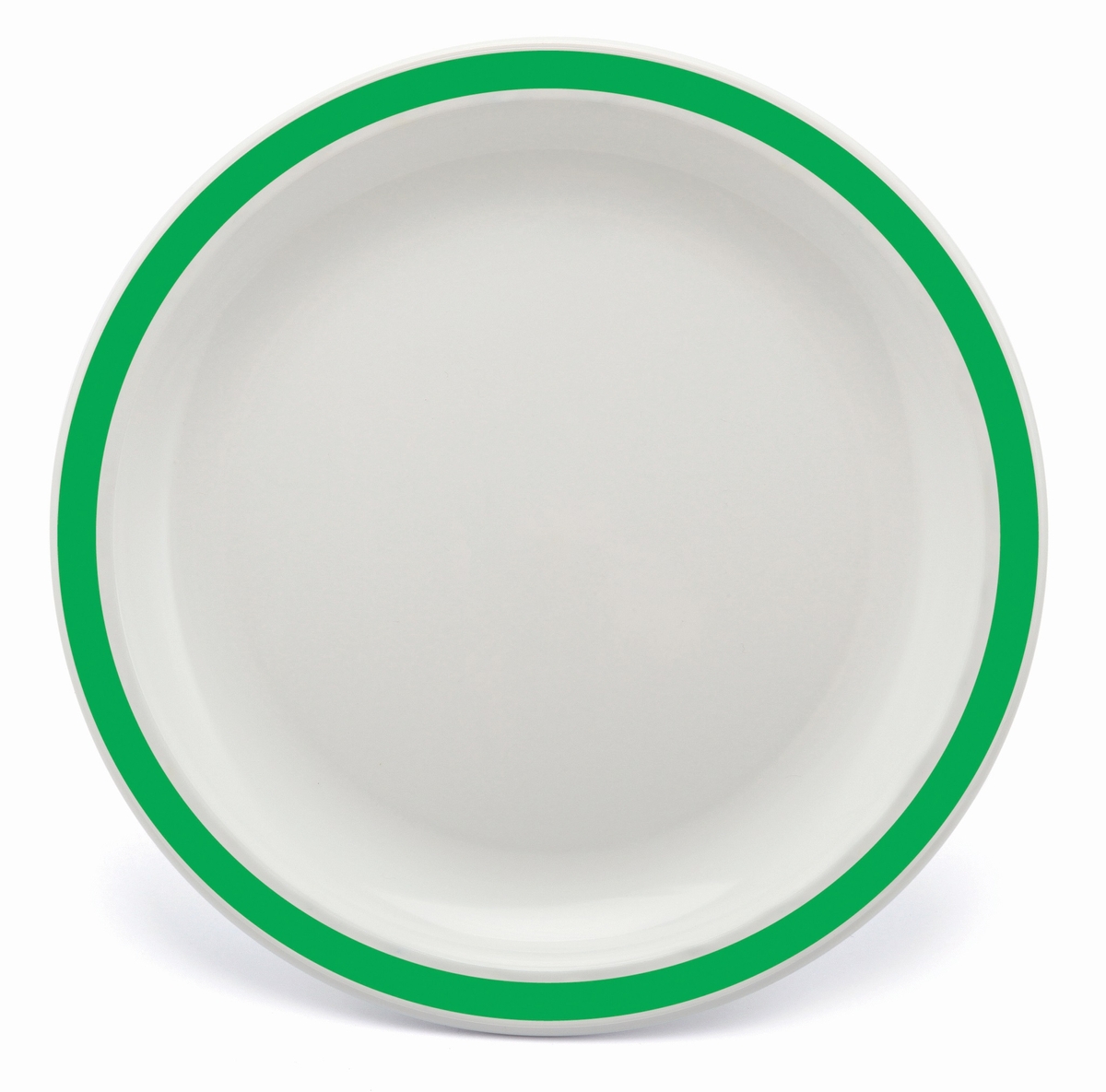 Harfield Narrow Rimmed Plates - pack of 10 - Green | CP051182AC ...