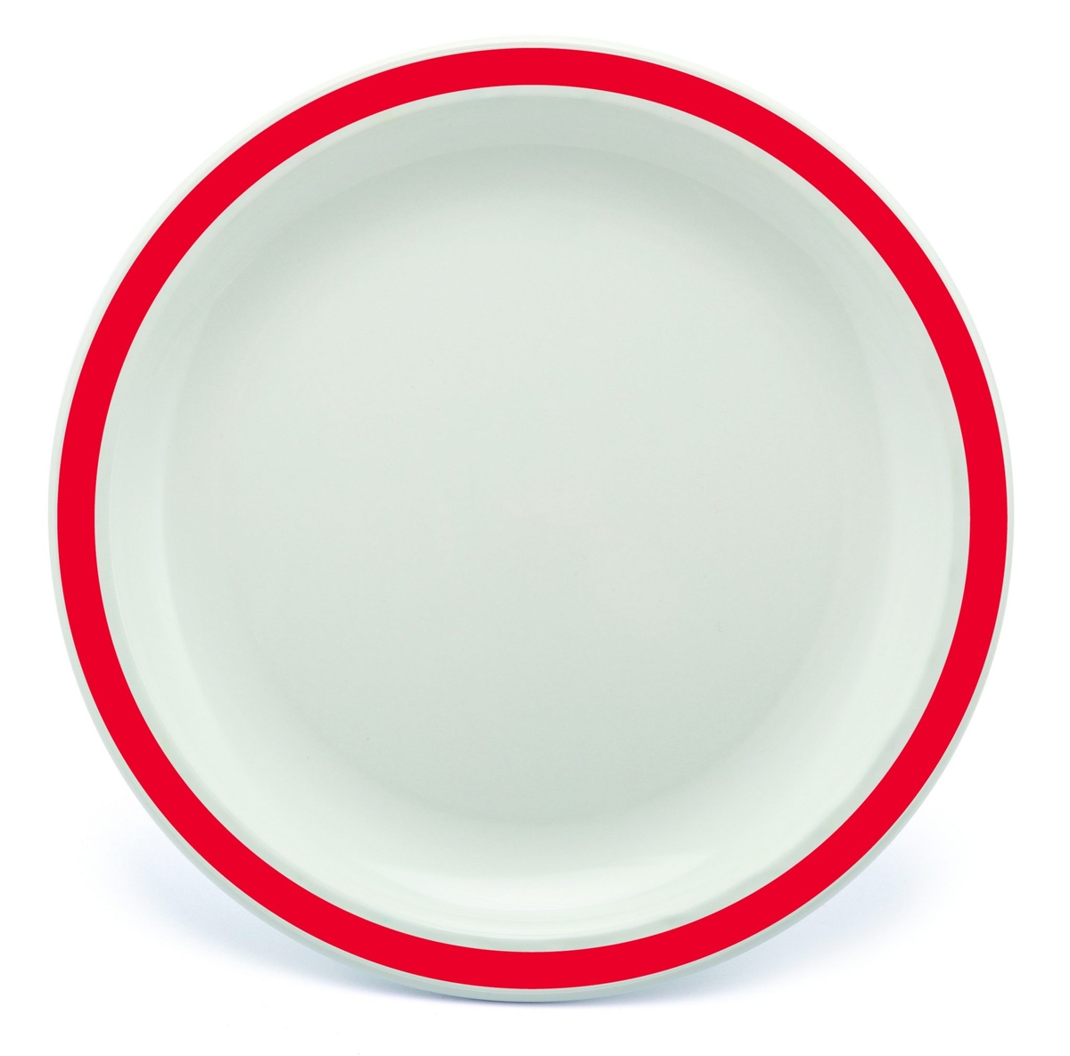 Harfield Narrow Rimmed Plates - pack of 10 - Red | HP051182AD | Hope