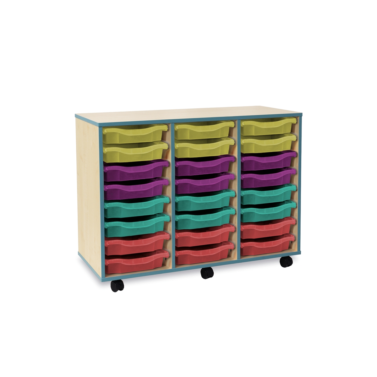 Jewel Tray Storage Unit with 24 shallow Trays - Assorted | CP051482AB ...