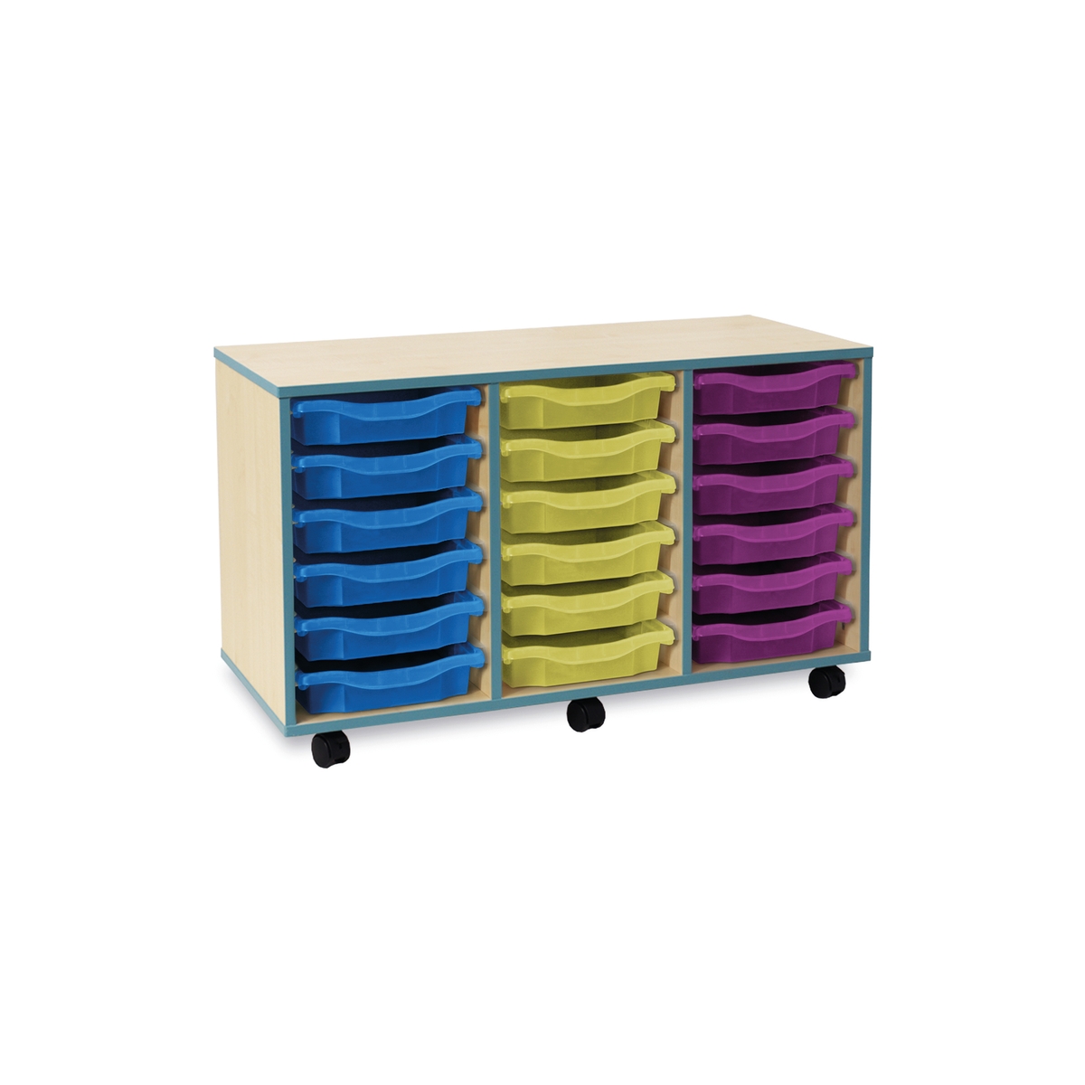 Jewel Tray Storage Unit with 18 shallow Trays - Assorted | GP051483AB | GLS