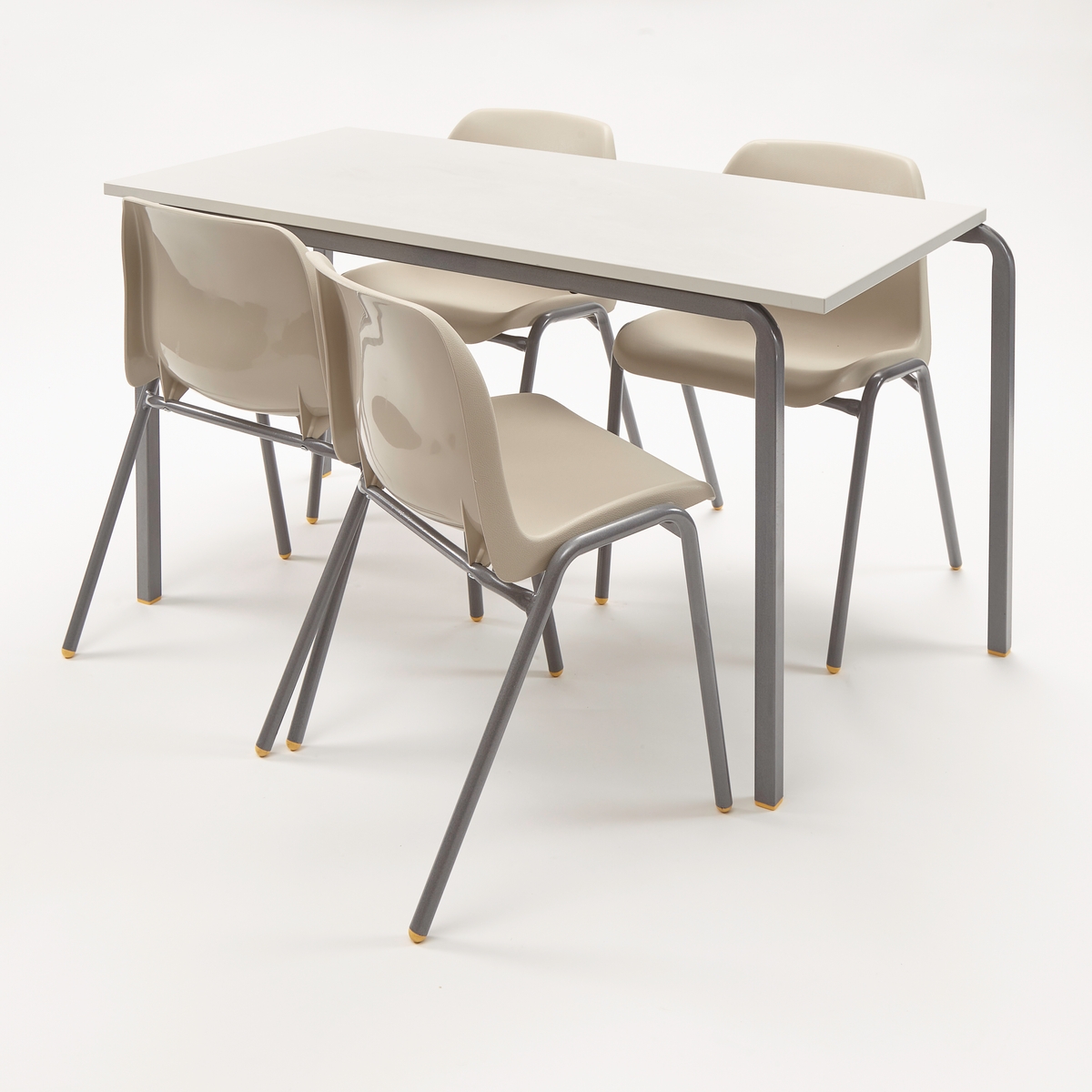 Classmates Contemporary 15 Grey Tables & 30 Chairs Pack - 1200 x 600mm ...