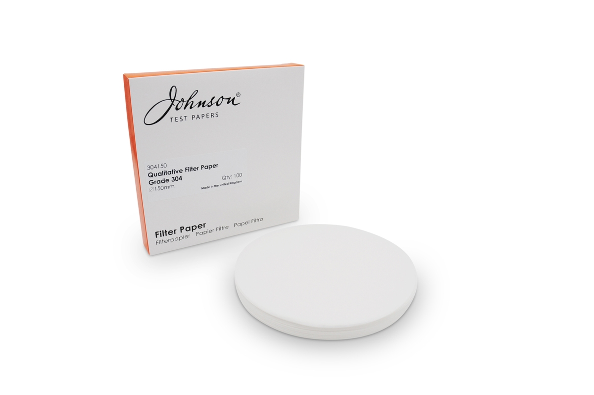 Johnson Filter Papers: Standard Grade: 110mm Diameter, Pack of 100 ...