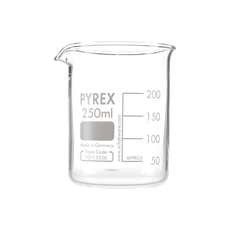 Pyrex® Glass Beaker, Squat Form - 250ml - Pack of 10 | PP052967AH ...