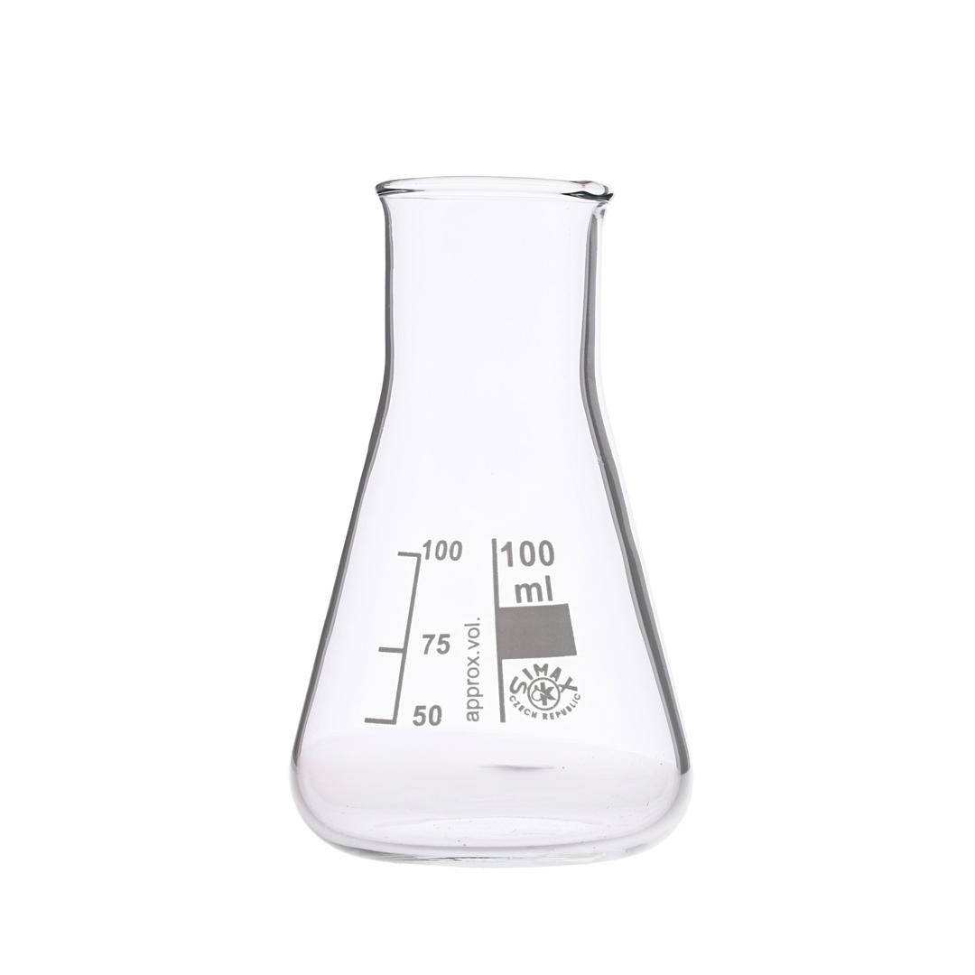Simax® Wide Neck Conical Flask - 100ml - Pack of 10 | PP053199AB ...