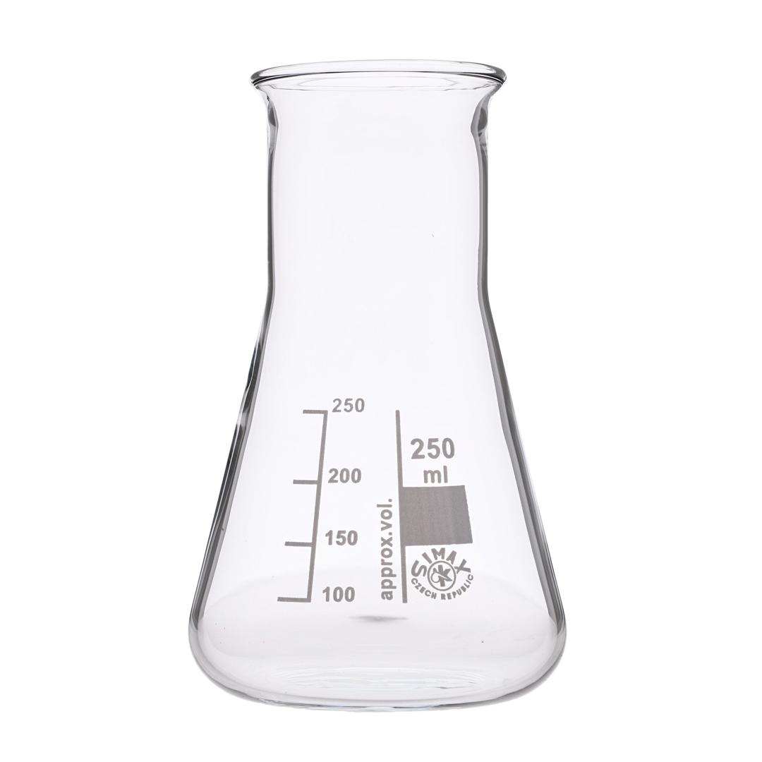 Simax® Wide Neck Flask - 250ml - Pack of 10 | HP053199AA | Findel Education