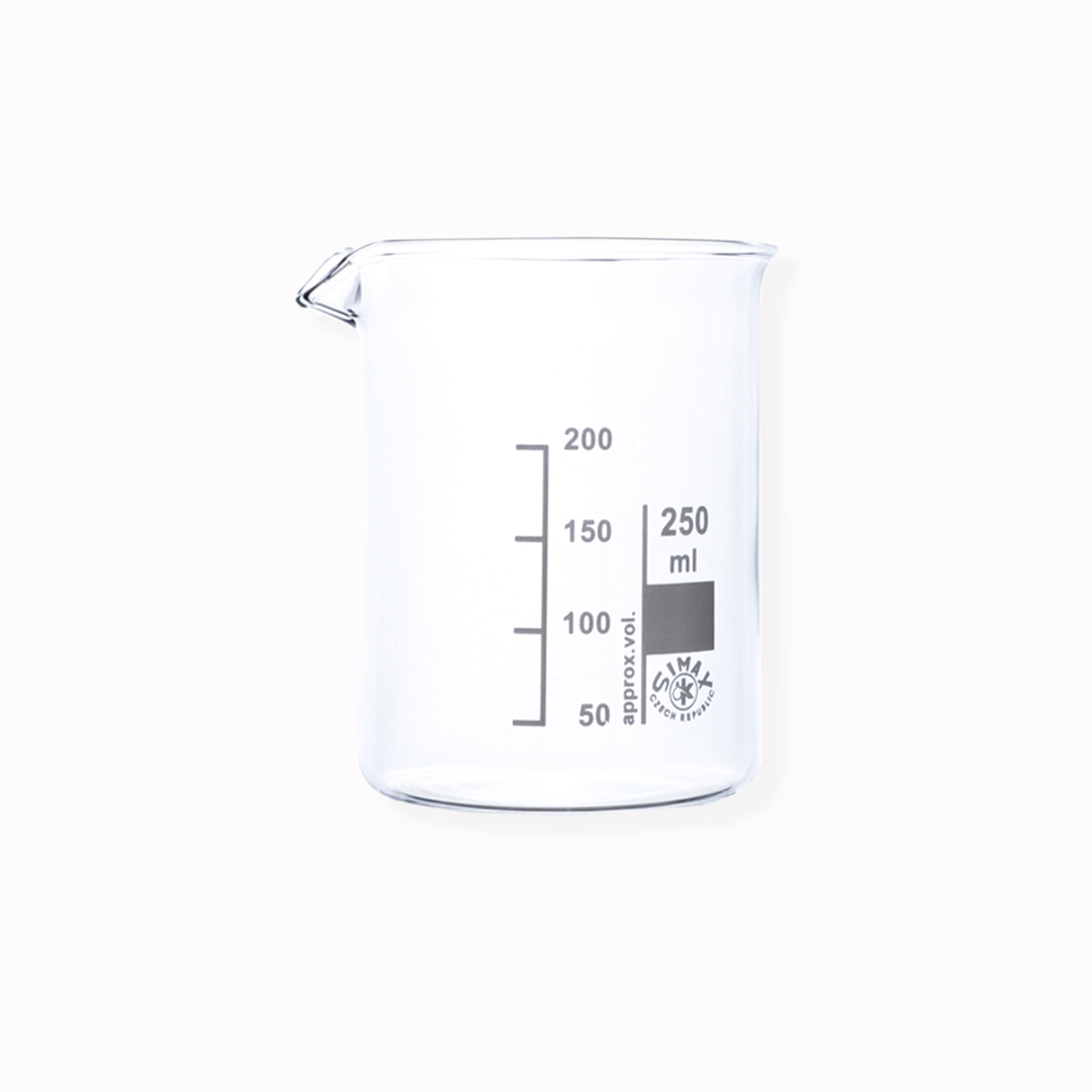 Simax® Glass Beaker Squat Form - Pack of 10 - 250ml | PP053484AG ...
