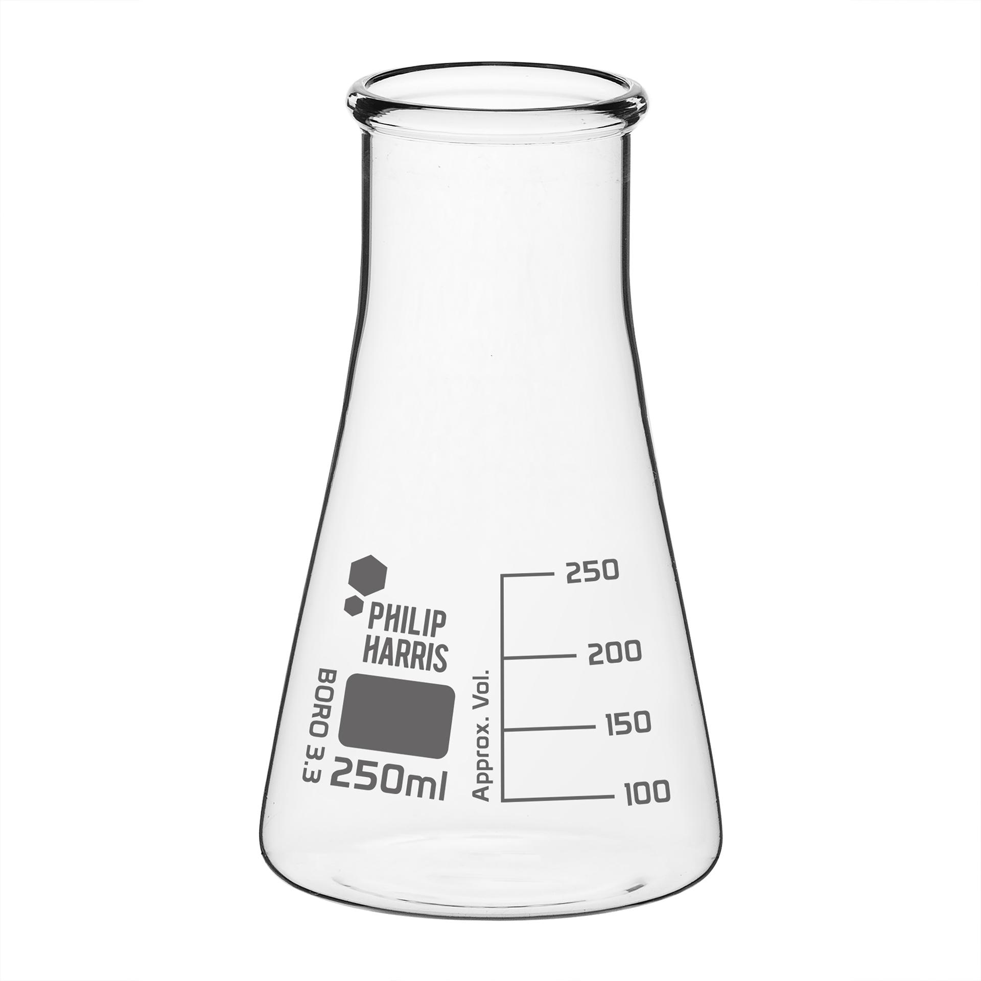 Conical Flasks, Narrow & Wide Mouth Conicals | Philip Harris