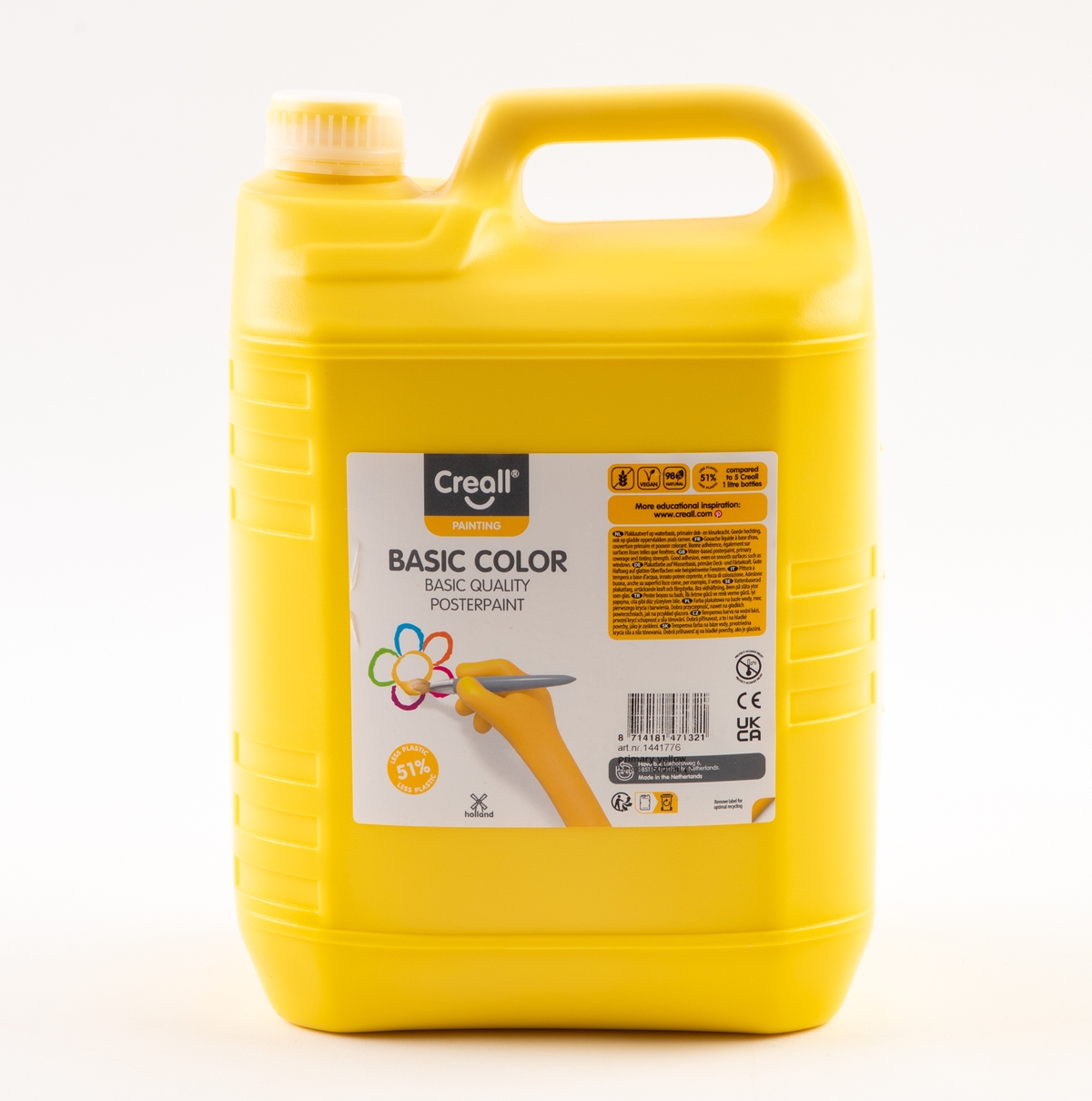 Creall Basic Colour Ready Mixed 5L - Yellow | GP054599AB | GLS