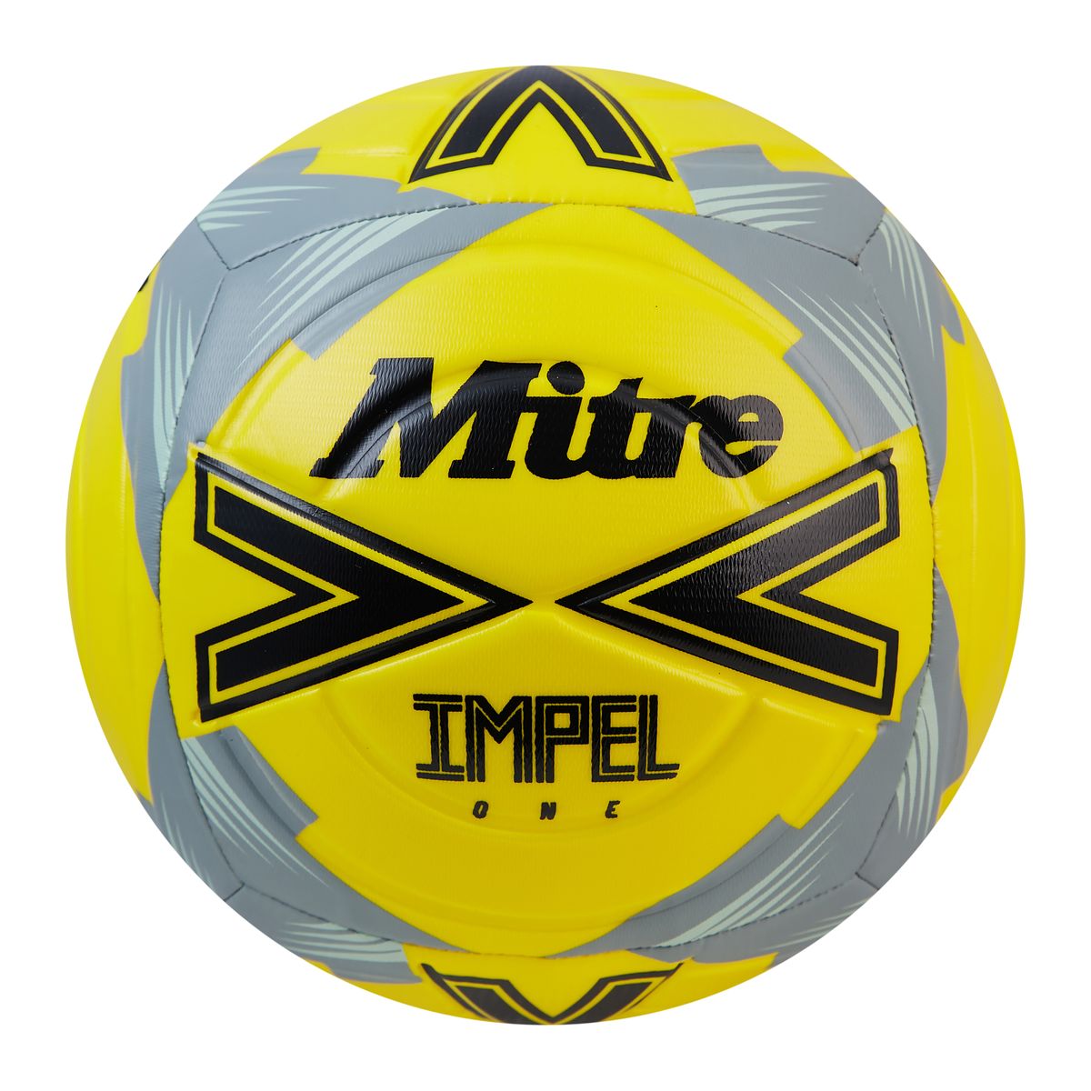 Mitre Impel One Football - Fluo Yellow/Grey - Size 4 - Pack of 12 with ...