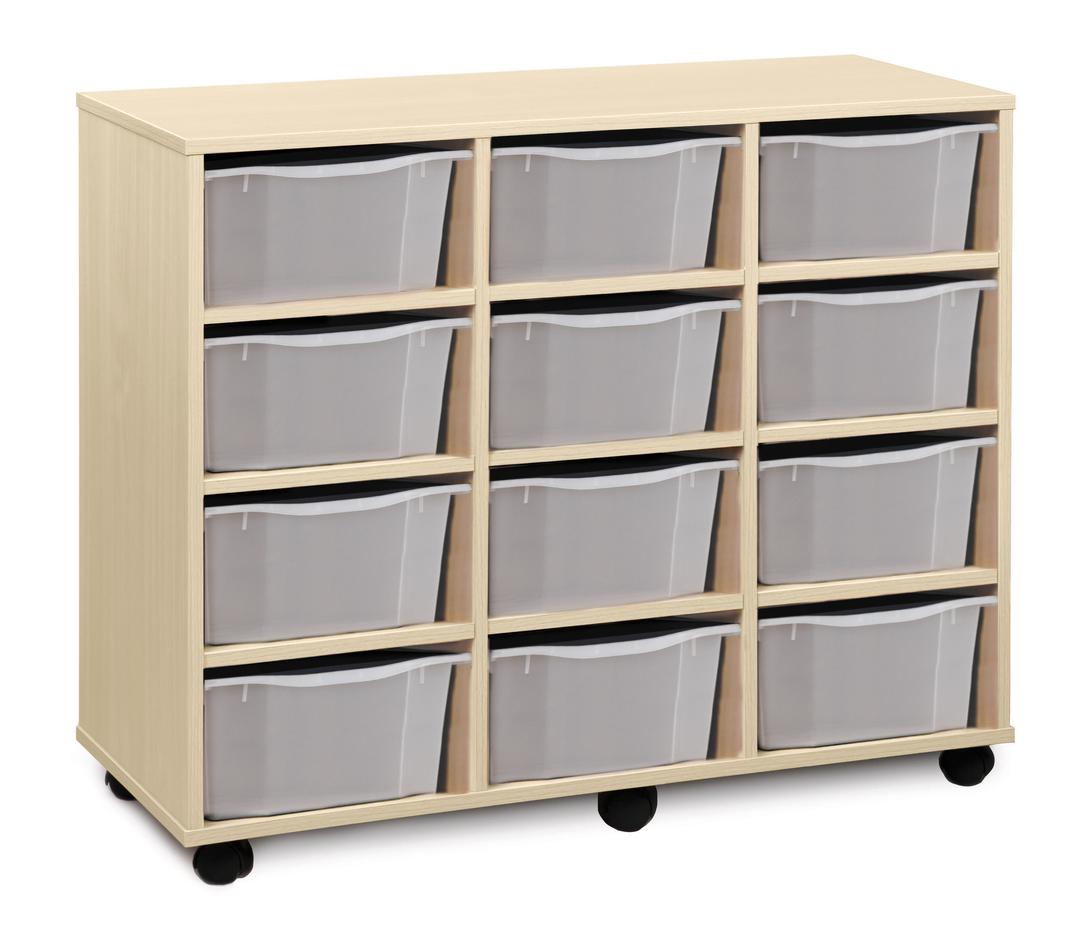 Classmates 12 Double Tray Unit - Clear - Maple | HP057370CB | Hope