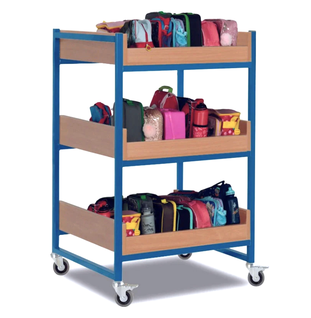 Heavy Duty 36 Lunchbox Trolley - Blue | CP057633AA | Findel International