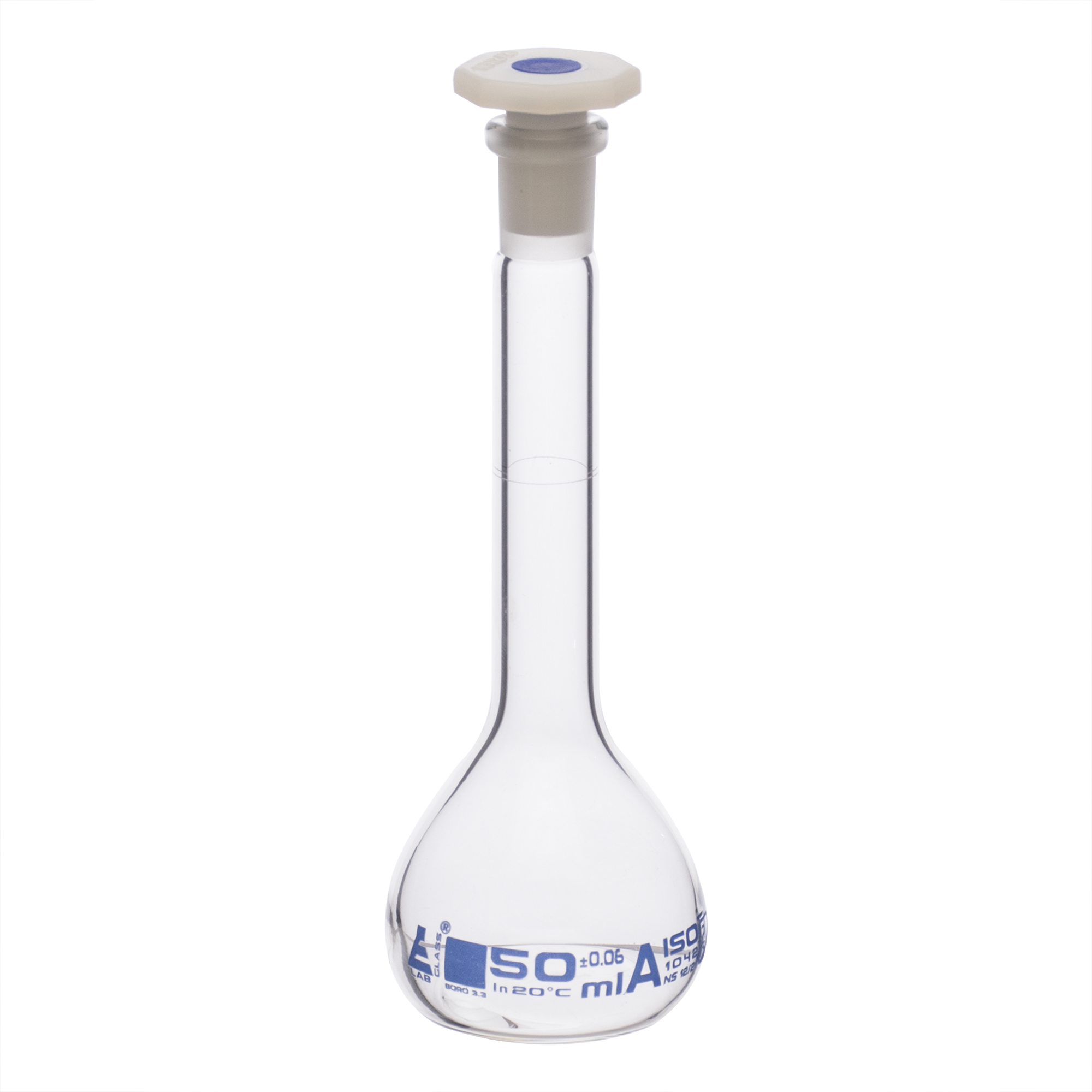 CP058063AD - eisco Stoppered Volumetric Flask (Class A) - 50ml | Findel ...