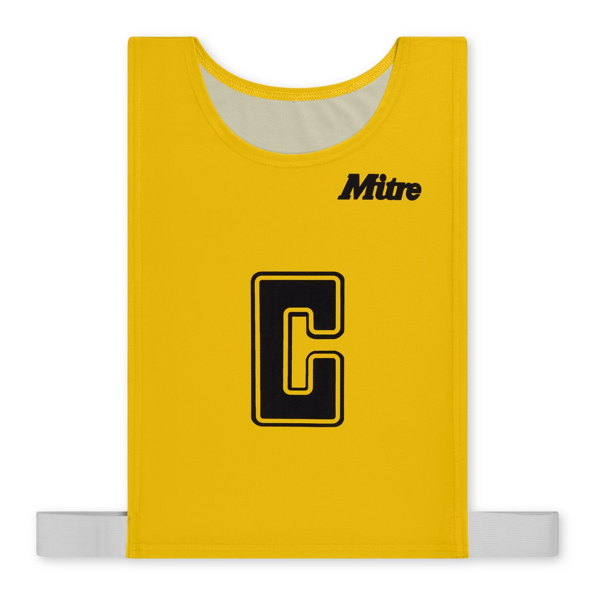 Mitre Pro Netball Bib - Yellow - Large - Pack of 7 | HP058306AE | Hope