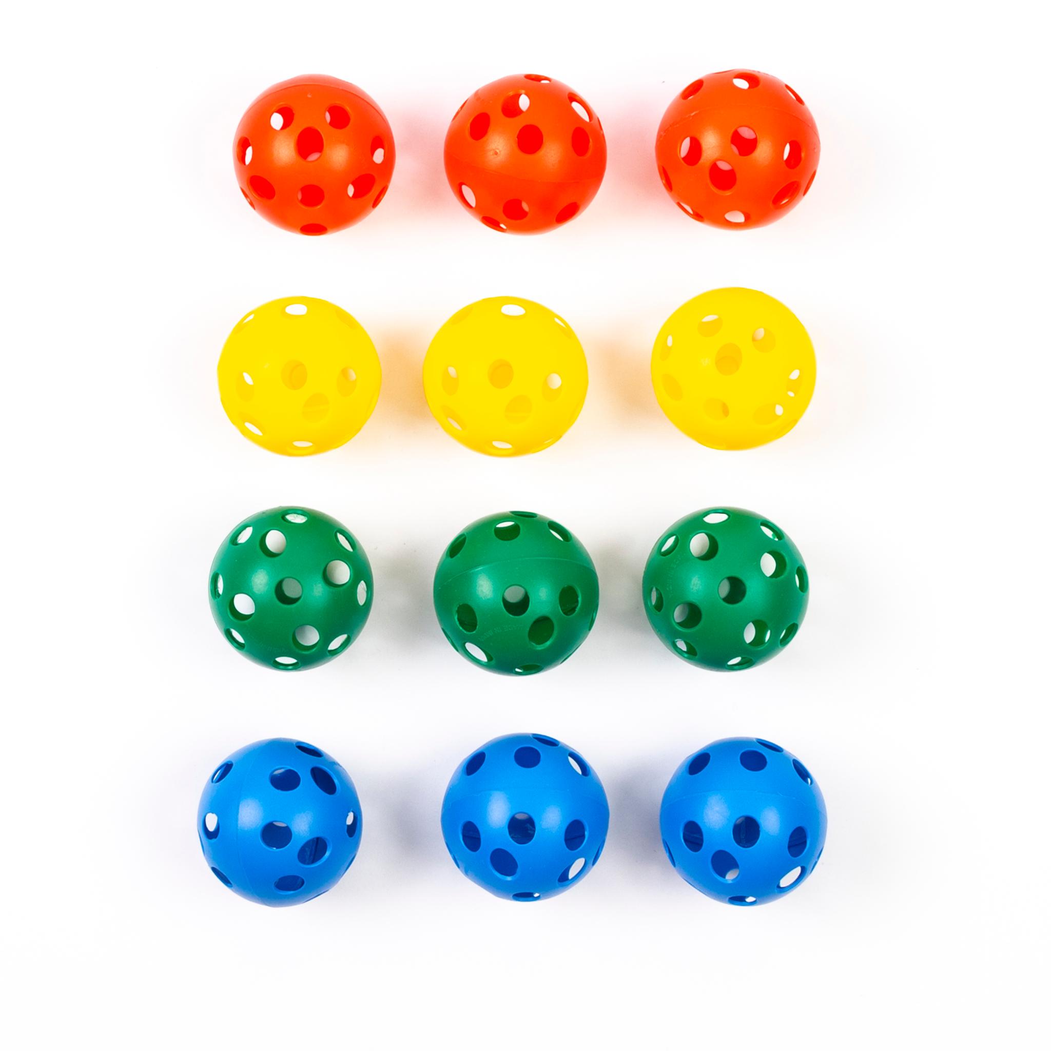 Findel Everyday Gamester Perforated Balls - Assorted - 60mm - Pack of ...