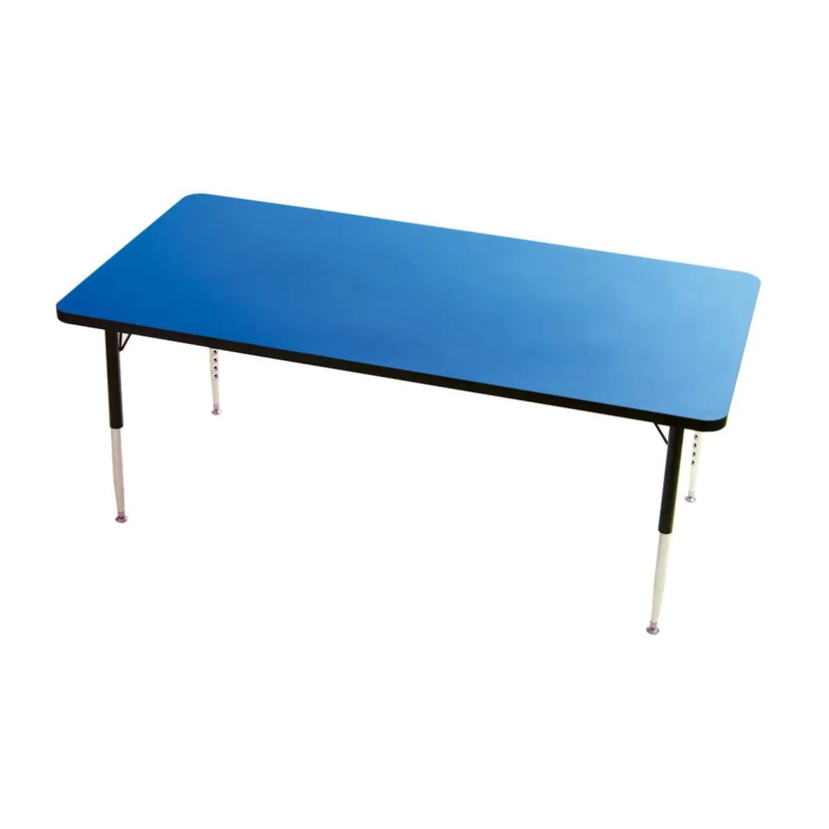 Tuf Top Height Adjustable Rectangular Table - Blue | HP058346AB | Hope