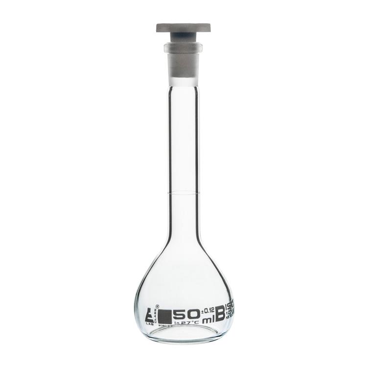 Stoppered Volumetric Flask - Pack of 2 - 50ml | PP058548AC | Philip Harris