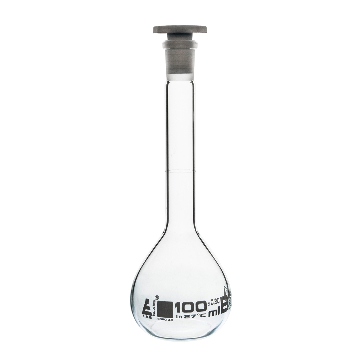 Stoppered Volumetric Flask - Pack of 2 - 100ml | PP058548AB | Philip Harris