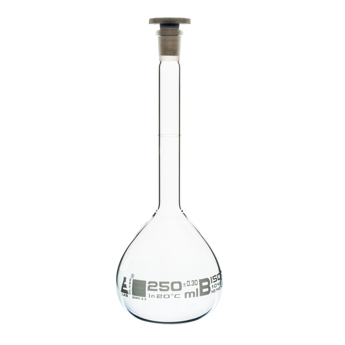 Stoppered Volumetric Flask - Pack of 2 - 250ml | PP058548AF | Philip Harris