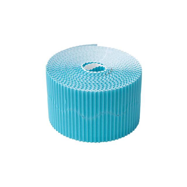 Border-It Corrugated Border Roll 57mmx15m - Light Blue | HP058550AD | Hope