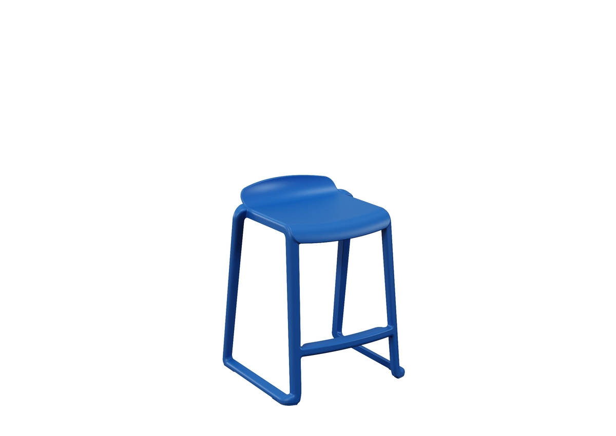 Postura+ One Piece Stool - Ink Blue - 560mm | CP058703FA | Findel ...