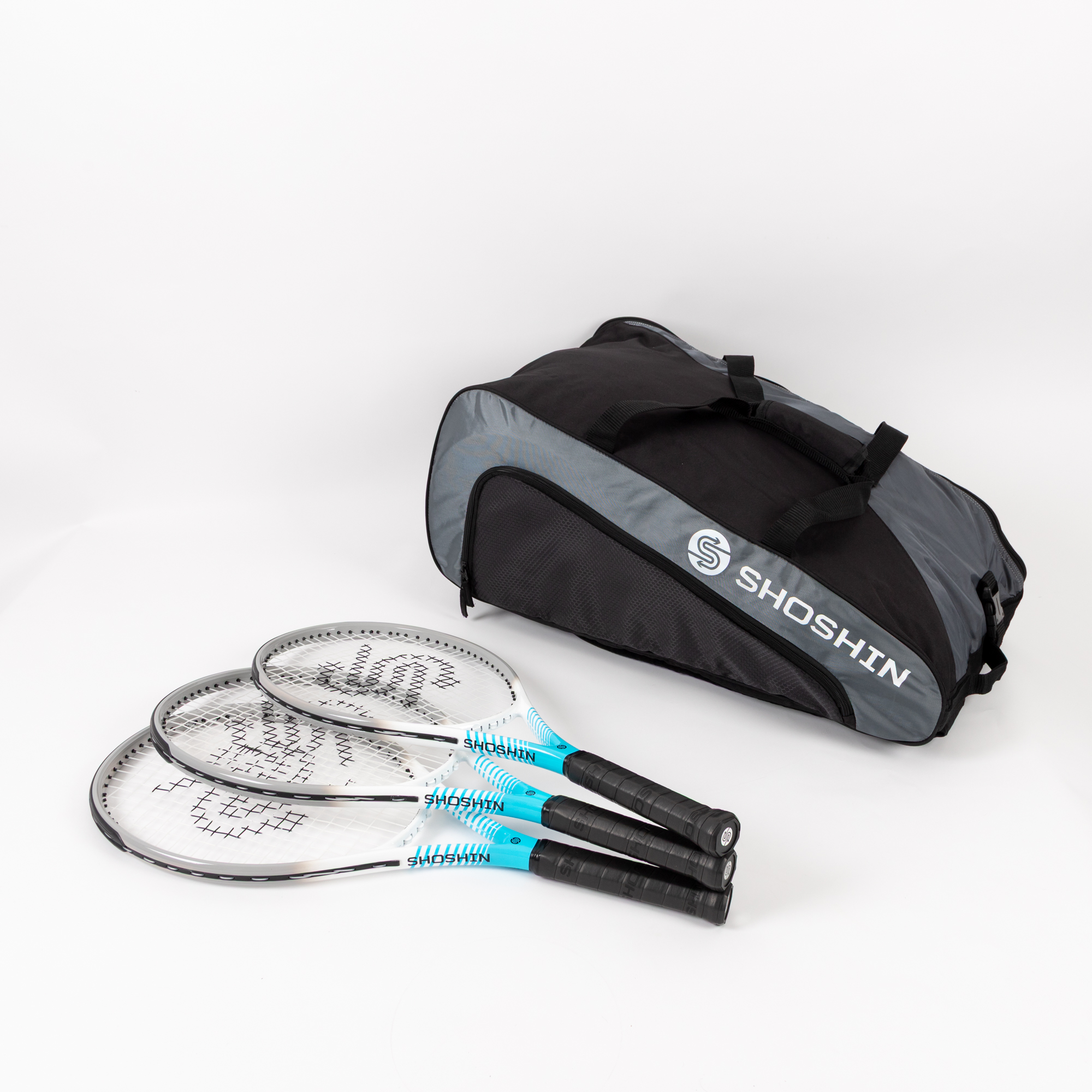 DP058851 - SHOSHIN Carbon Tennis Racket - 27"- Pack of 12 with FREE BAG ...