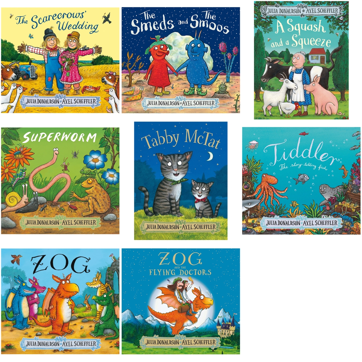 Julia Donaldson Book Pack - Pack of 8 Set 2 | HP059354 | Hope