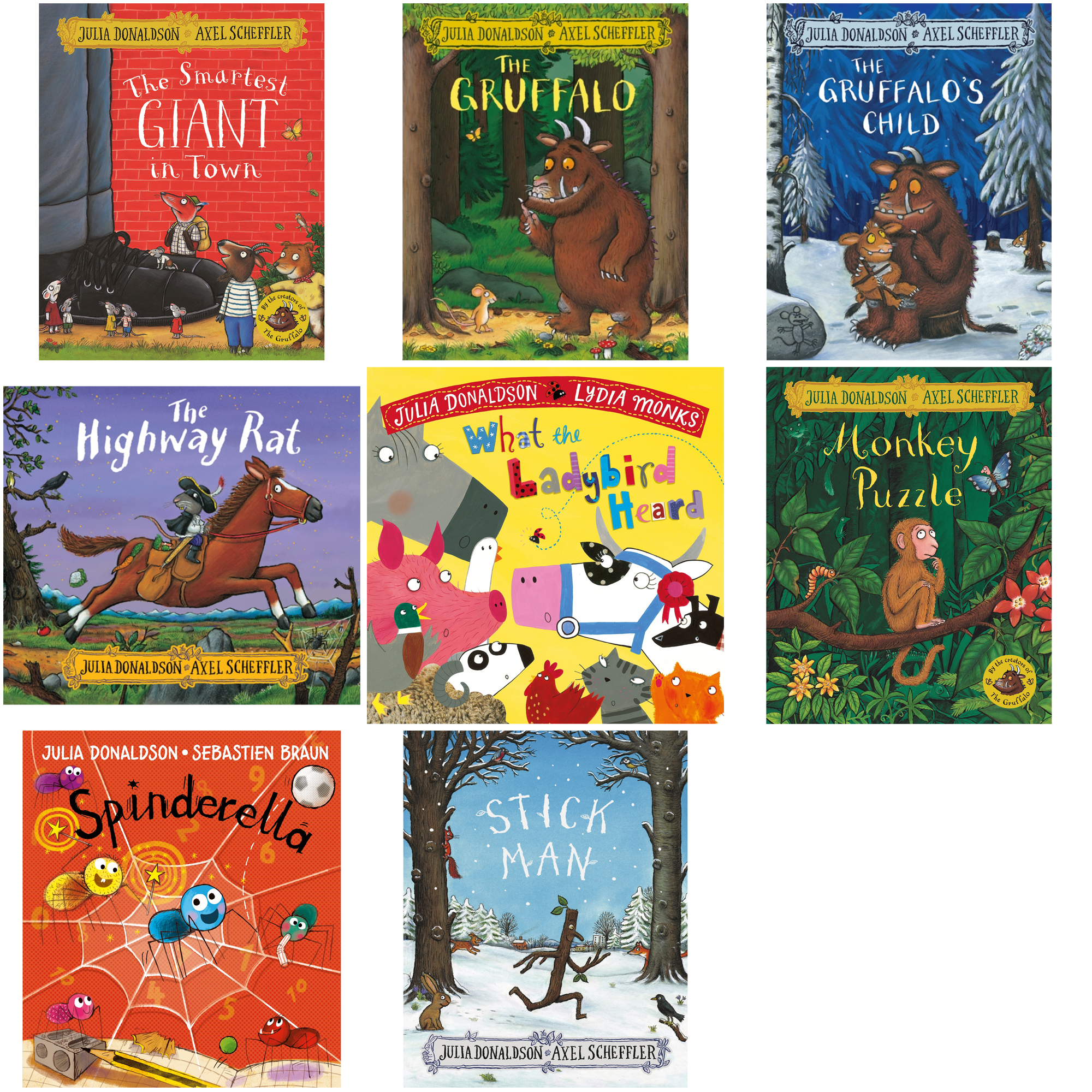 Julia Donaldson Book Pack - Pack of 8 Set 1 | HP059603 | Findel Education