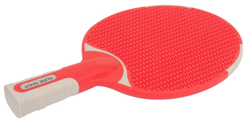 Sure Shot Unbreakable Table Tennis Bat - Red | DP060242AD | Davies Sports