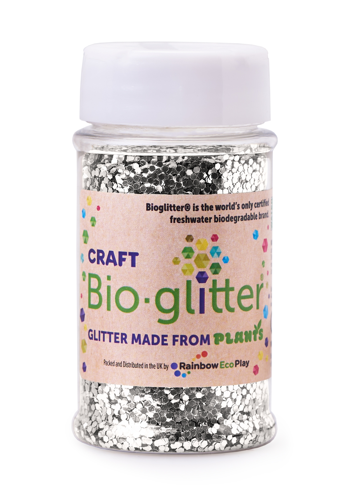 Craft Bio Glitter - 40g - Silver | CP060412AD | Findel International