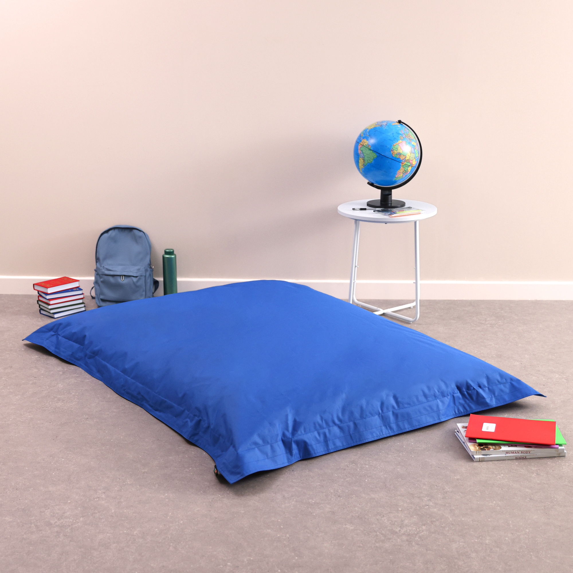 CP060470AB - Giant Bean Bag Floor Cushion - Blue | Findel Dryad UAE