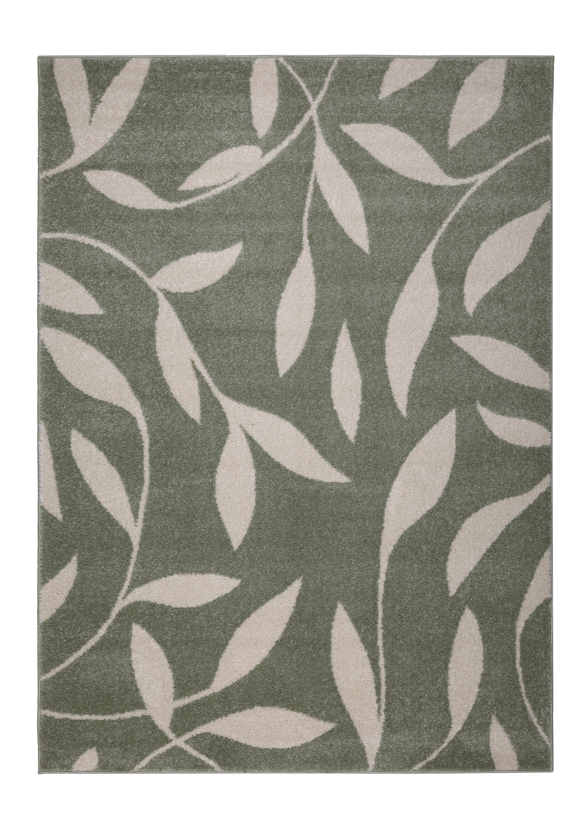 Pastel Leaf Print Rug - Green - 160 x 230cm | GP060598CA | GLS