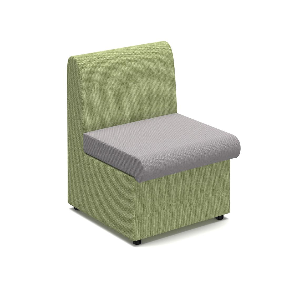 Alto Modular Reception Seating with no arms - Green/Grey | CP061001AC ...