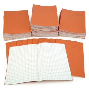 Classmates Orange A4 Exercise Book 32-Page, 10mm Squared - Pack of 100 ...