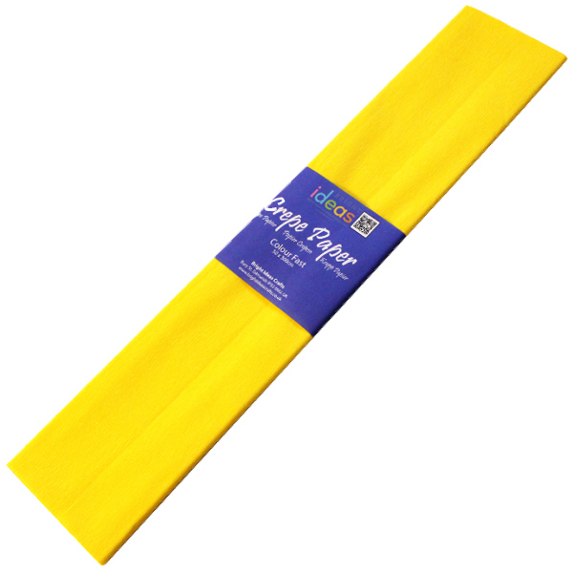 Colour Fast Crêpe Paper - Yellow - HE491055 | Hope Education