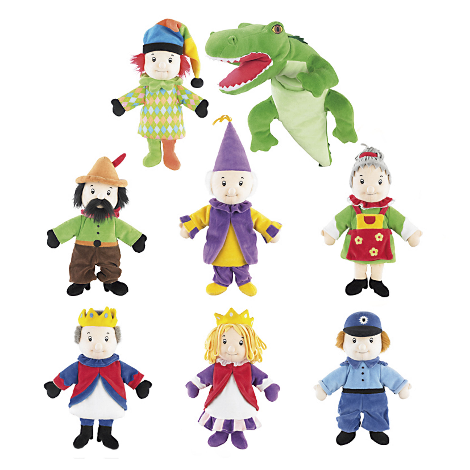 Fairytale Puppets - Pack of 8 - G1497342 | GLS Educational Supplies