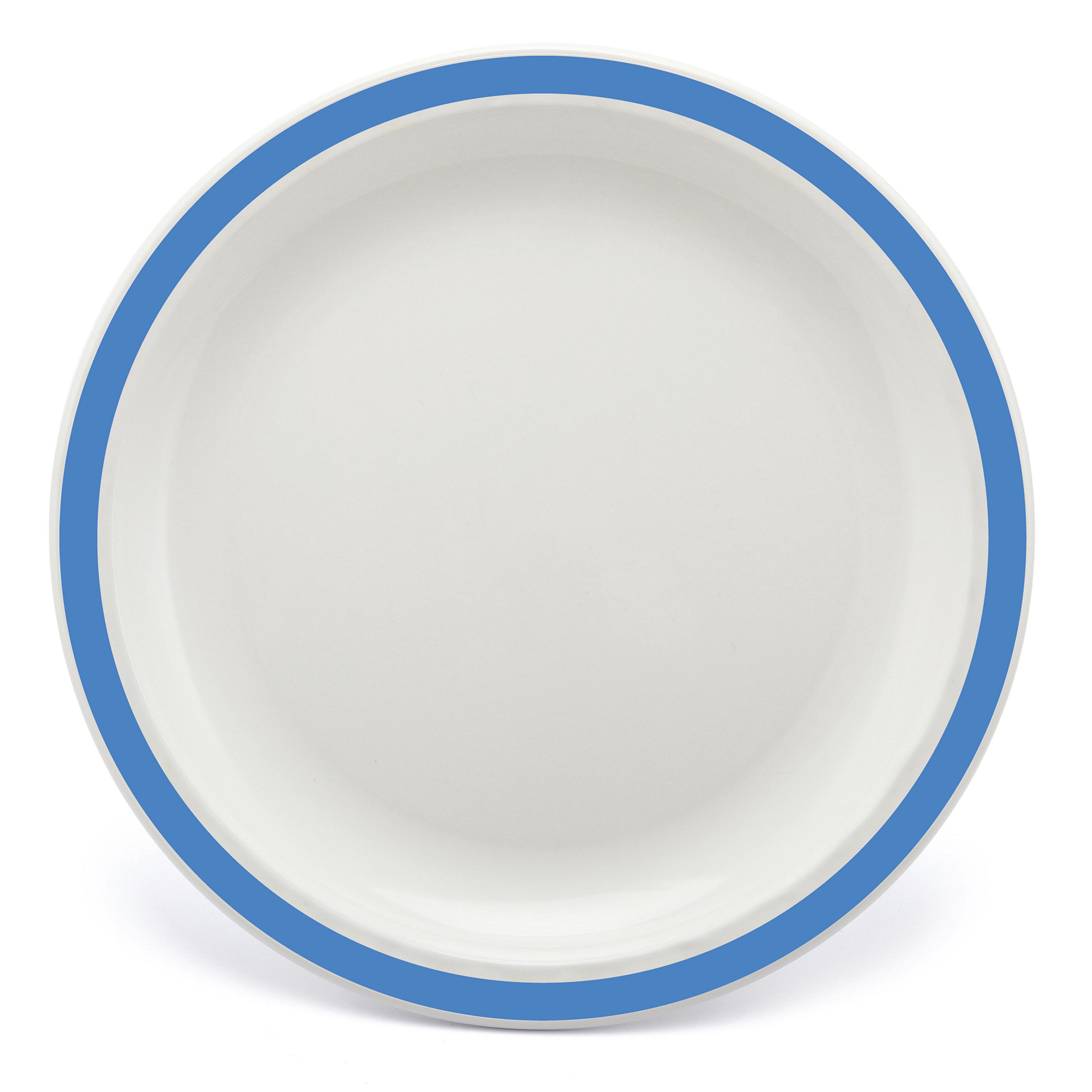 Narrow Rimmed Plates 170mm Blue - G1499994B | GLS Educational Supplies