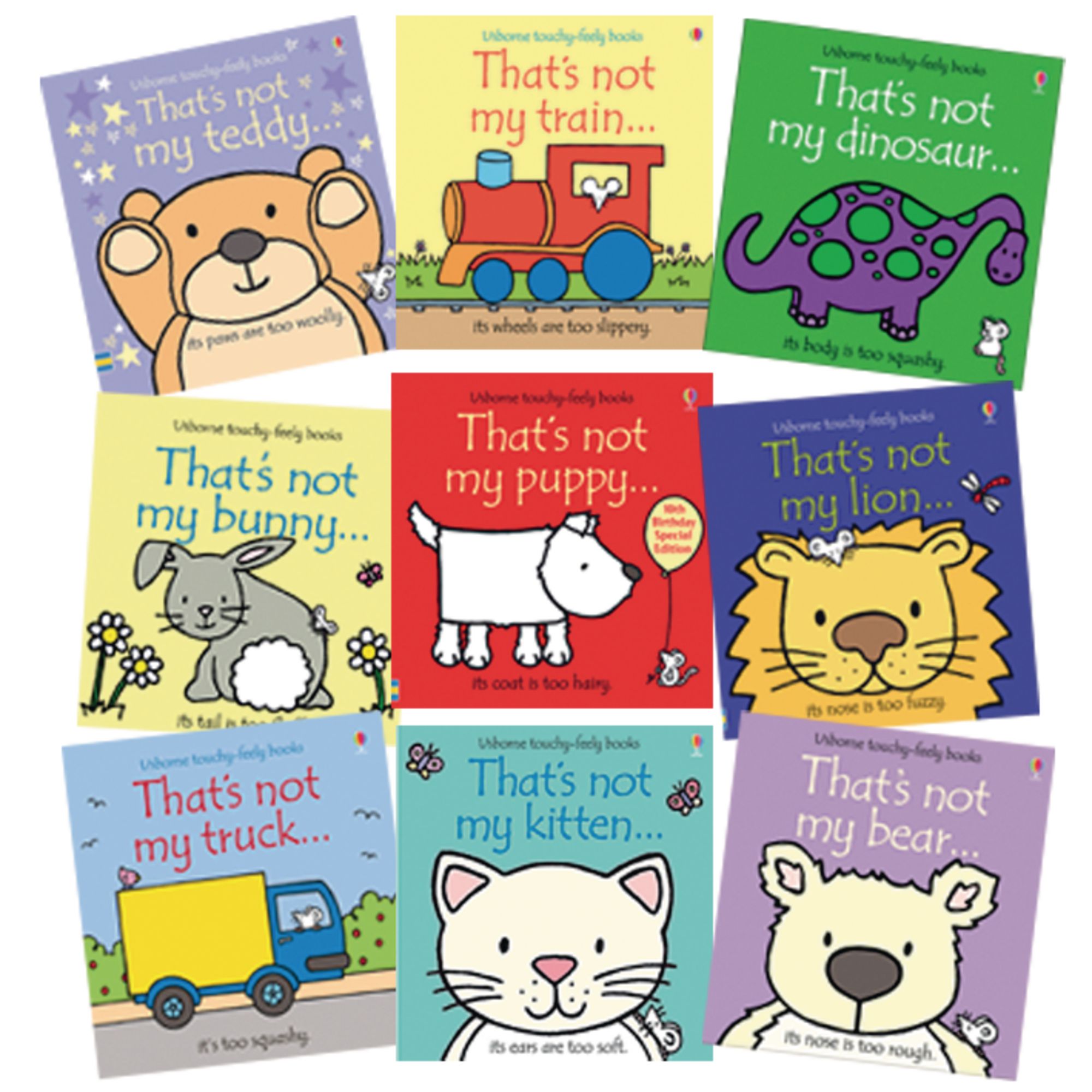 Touchy Feely Board Books Pack 2 - Pack of 9 - HE1580969 | Hope Education