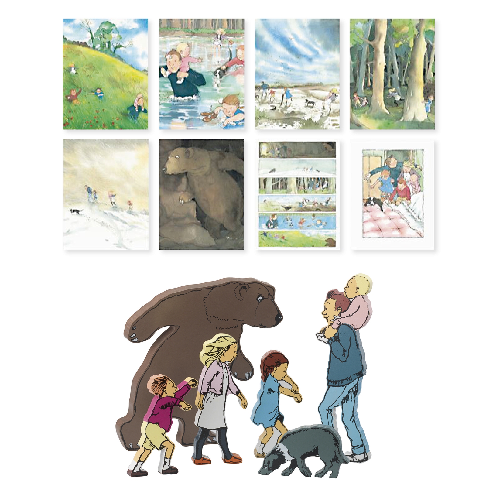 We're Going On A Bear Hunt Character and Cards Set | Hope Education