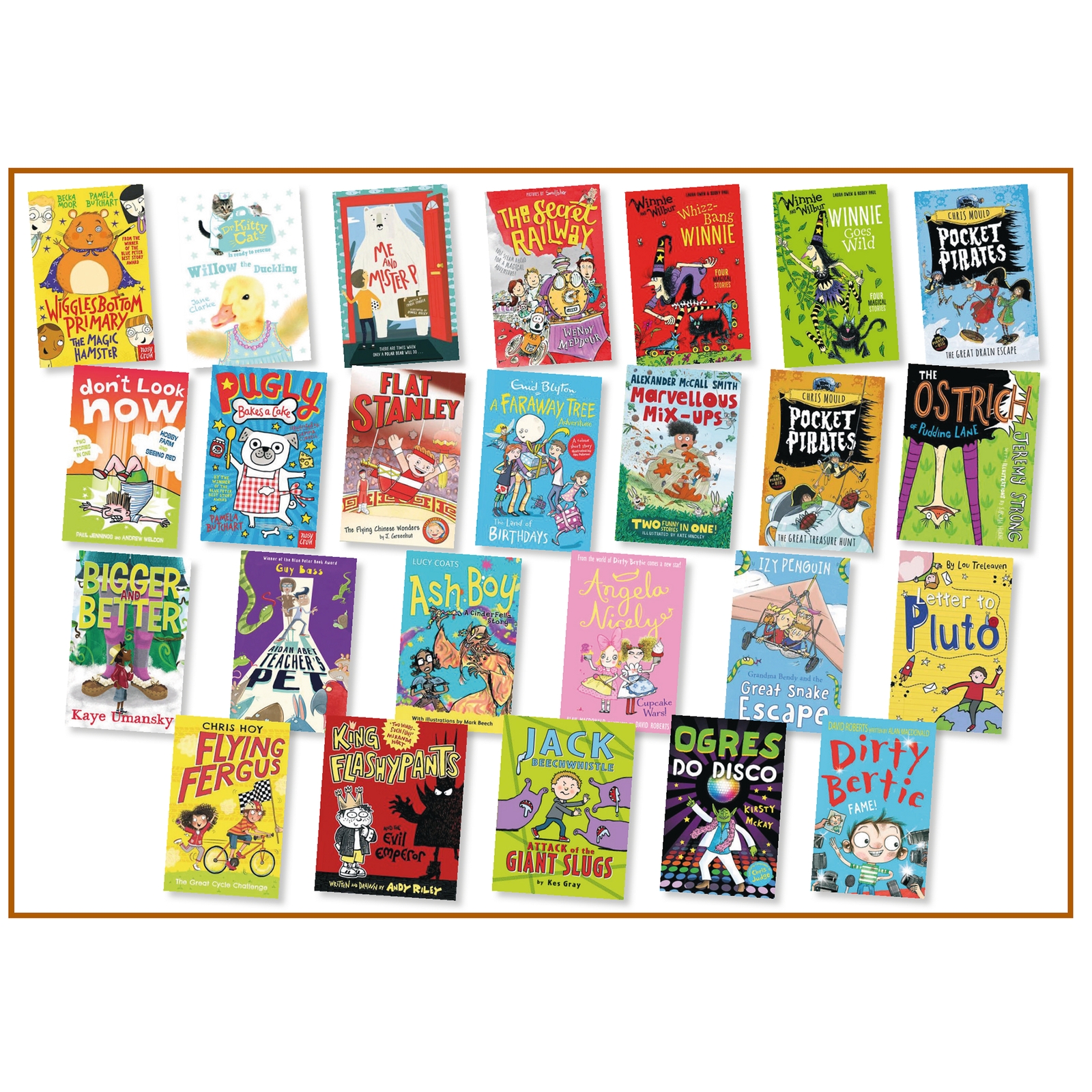 Brown Banded Book Collection - Pack of 25 | Findel International