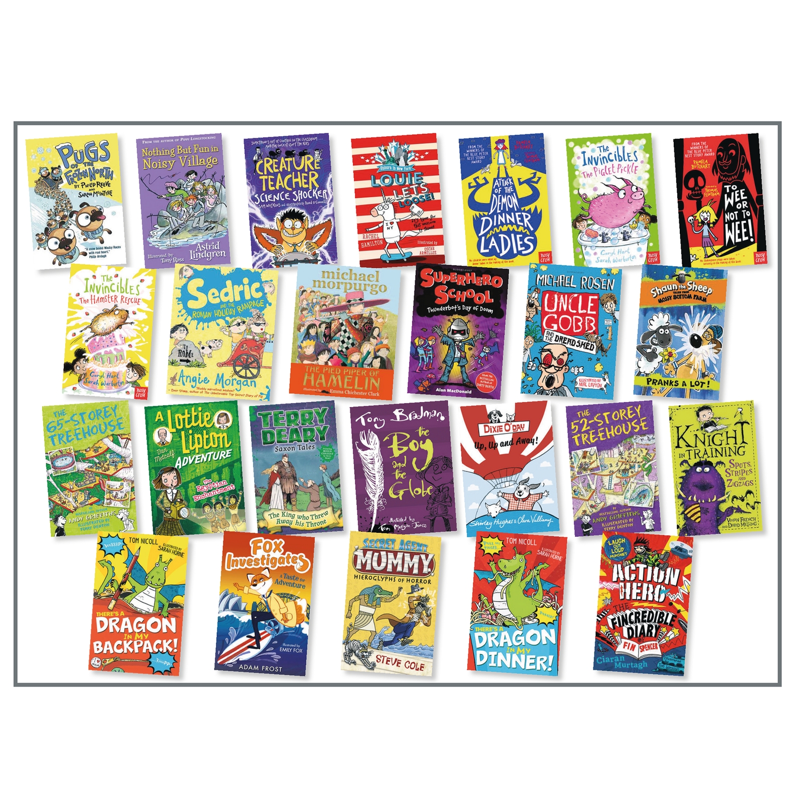 Grey Banded Book Collection - Pack of 25 | Findel International