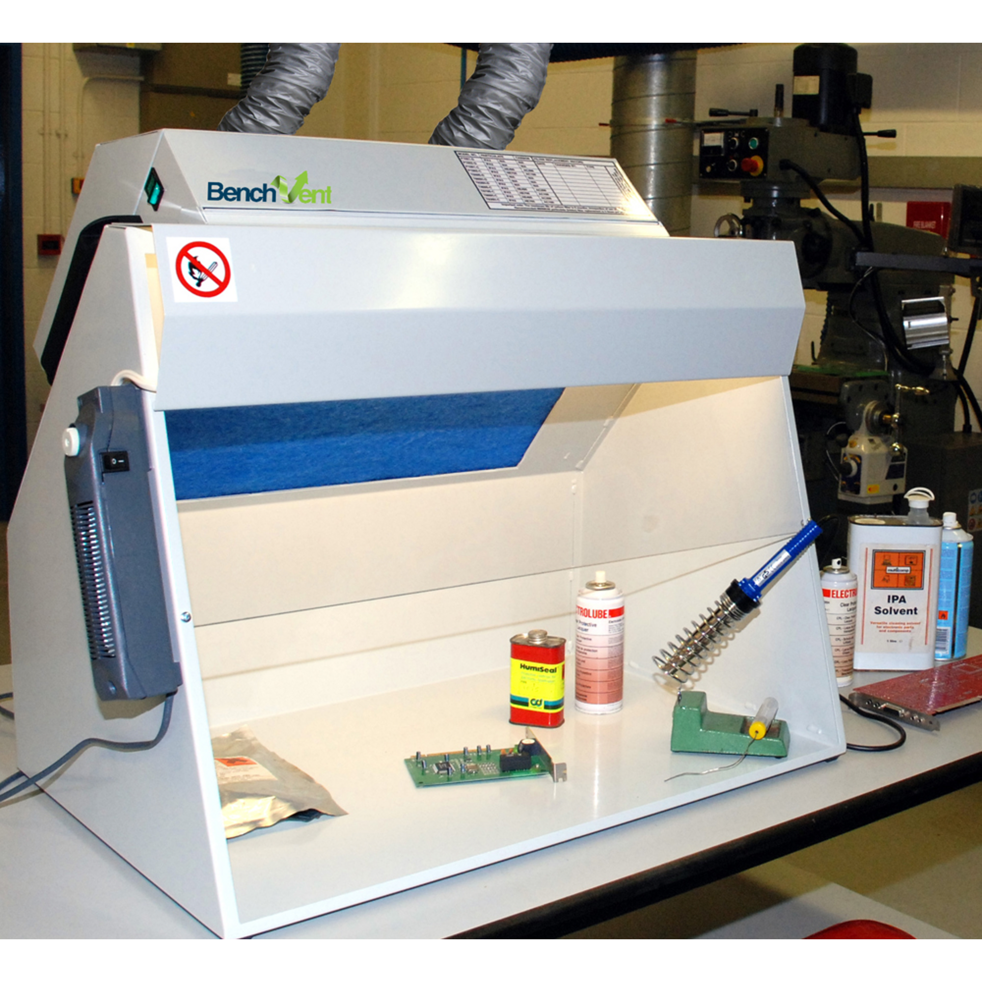 Hood Mounted Benchtop Extraction Cabinet - B8R07216 | Philip Harris