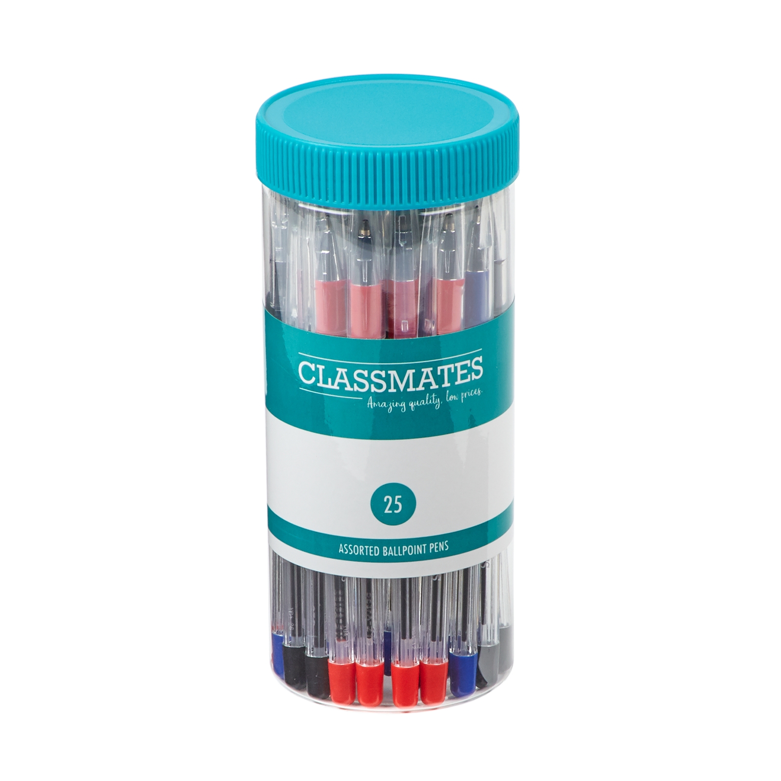 Classmates Ballpoint Pen Assorted - Pack of 25 | Hope Education