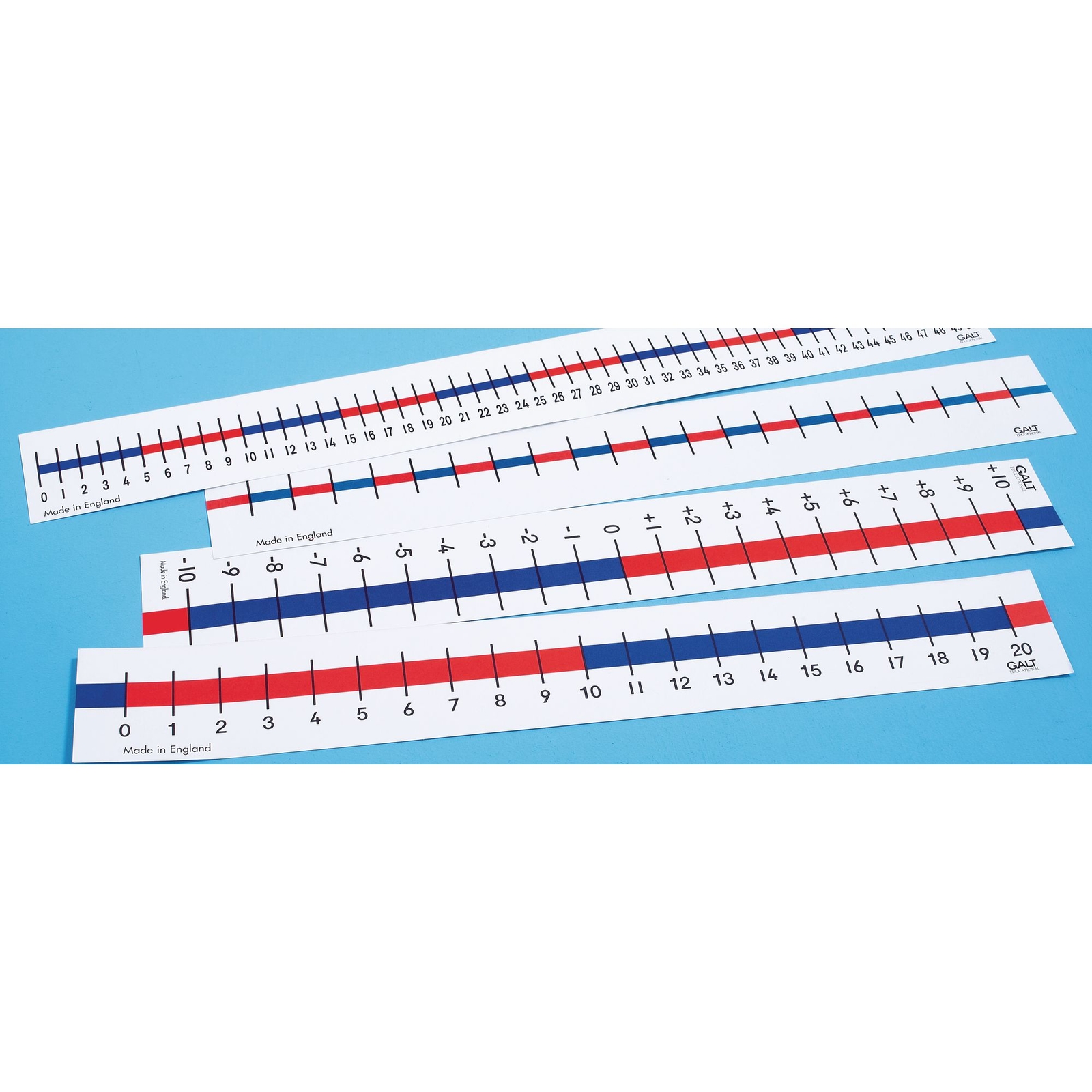 Blank Table Top Number Line - 0 to 20 - Pack 10 | Hope Education