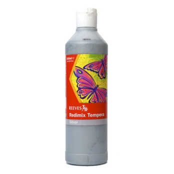 Reeves Redimix Ready Mixed Paint in Silver - 500ml Bottle - HE135635 ...