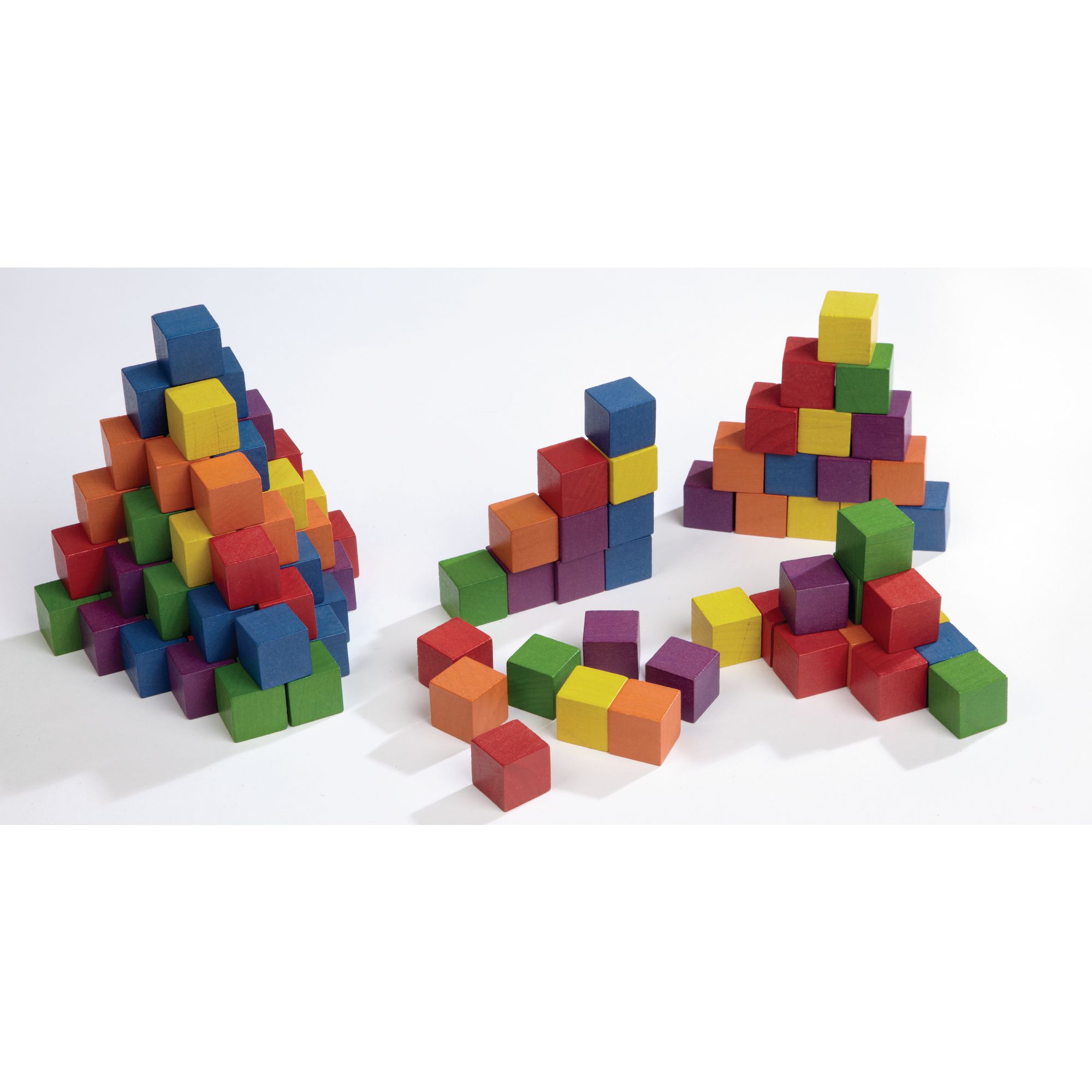Wooden Colour Cubes - HE332520 | Findel Education