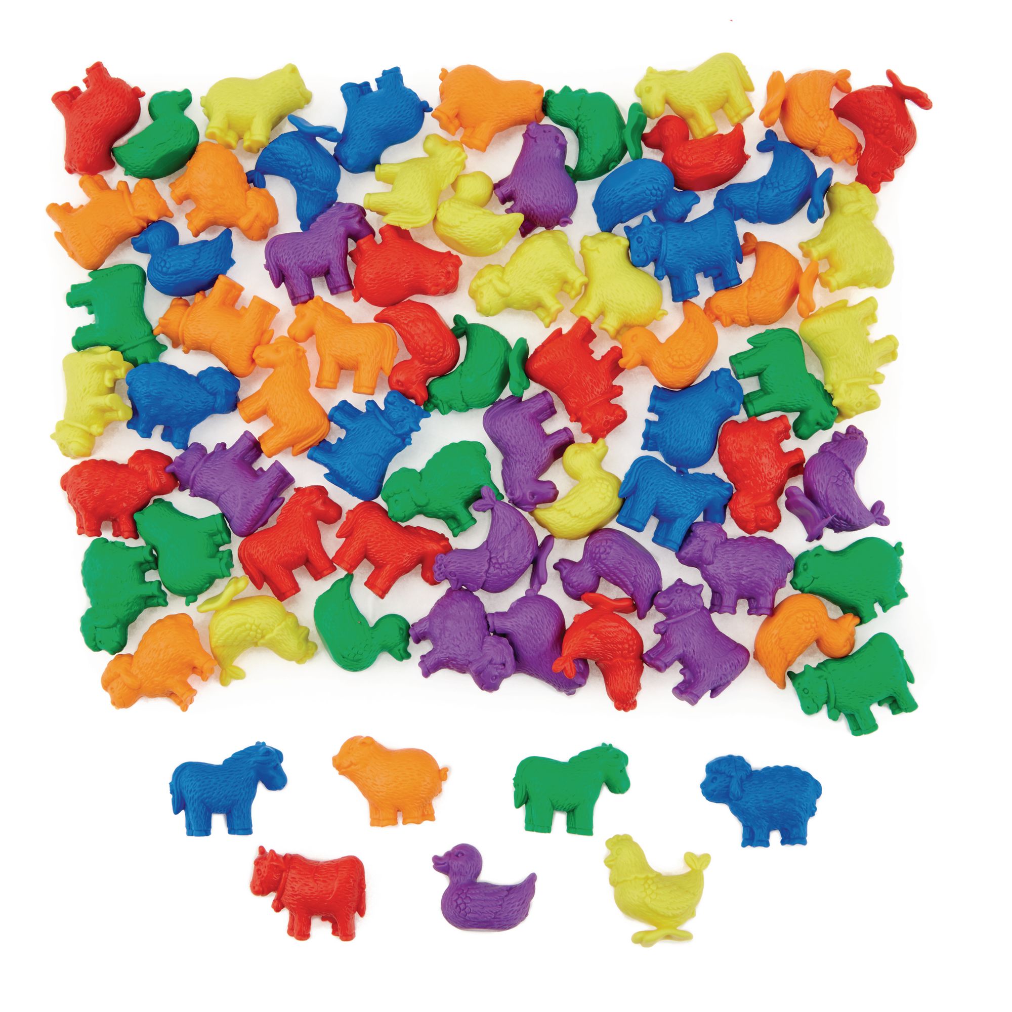 HC165665 - Animal Counters in Tub - Pack 192 | Findel International