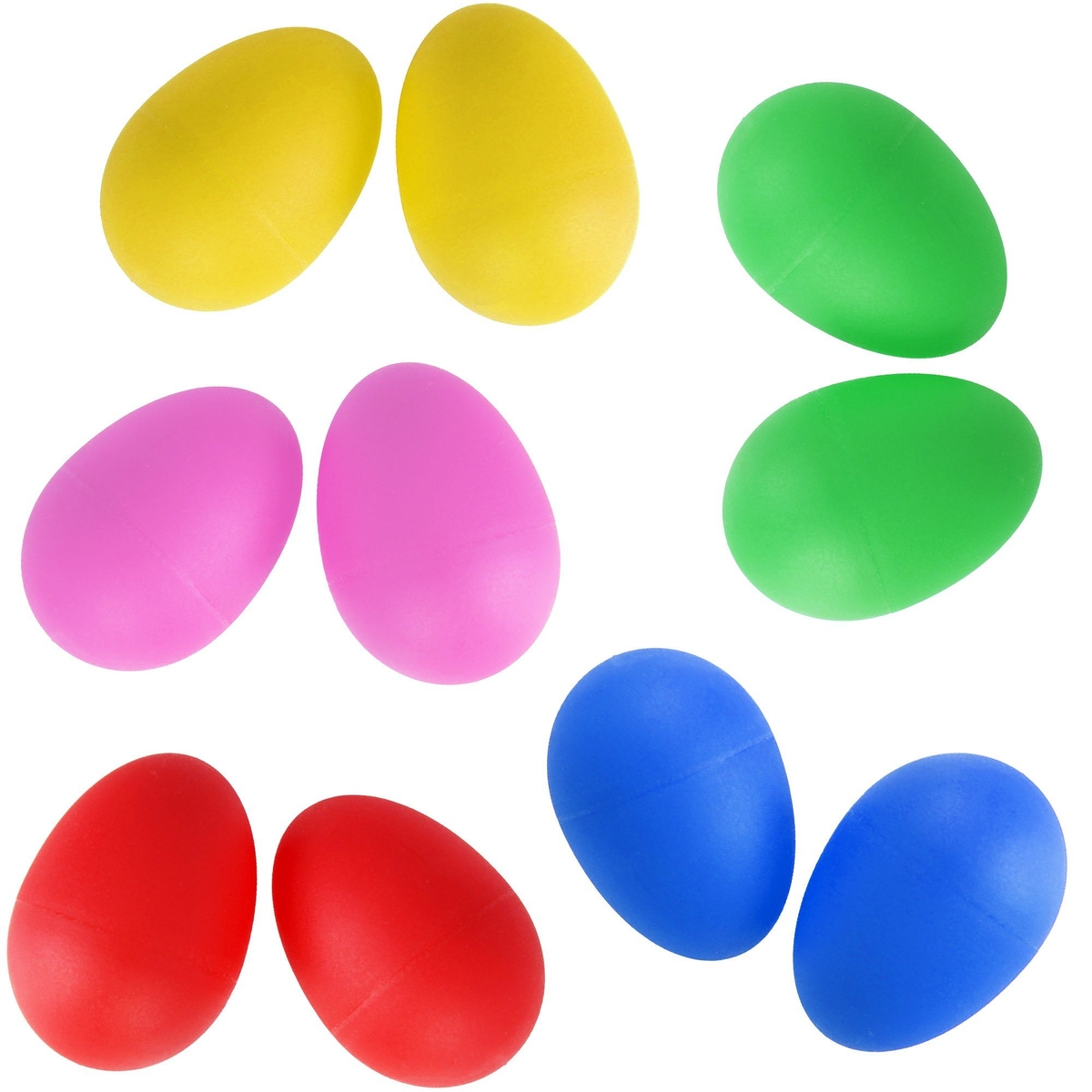 A-Star Egg Shakers - Mixed Colours - 5 Pairs | NRMEGG10MX | Findel Dryad