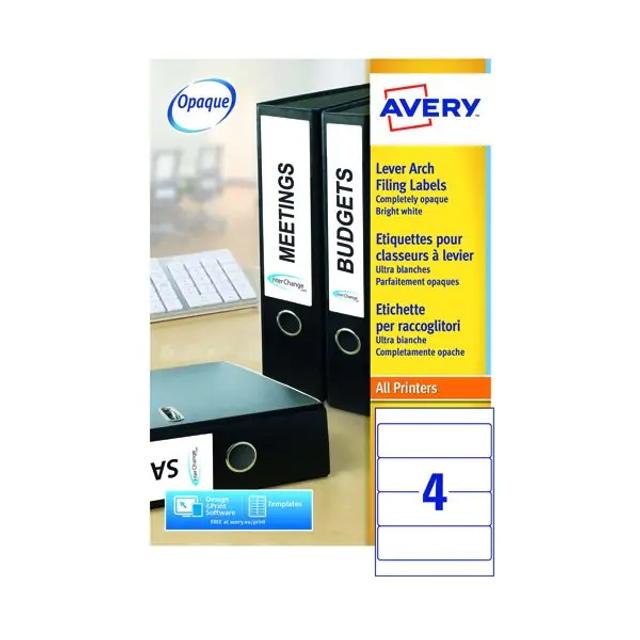 Avery Lever Arch Spine Labels White L7171 - Pack of 100 | DRY17628AV ...