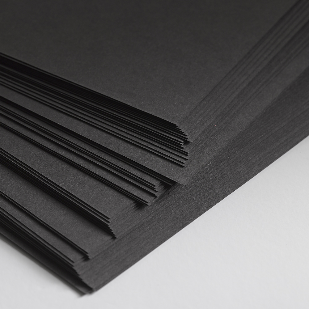 B441J - Black Card 380 Microns - A3. Per sheet | Findel Dryad UAE