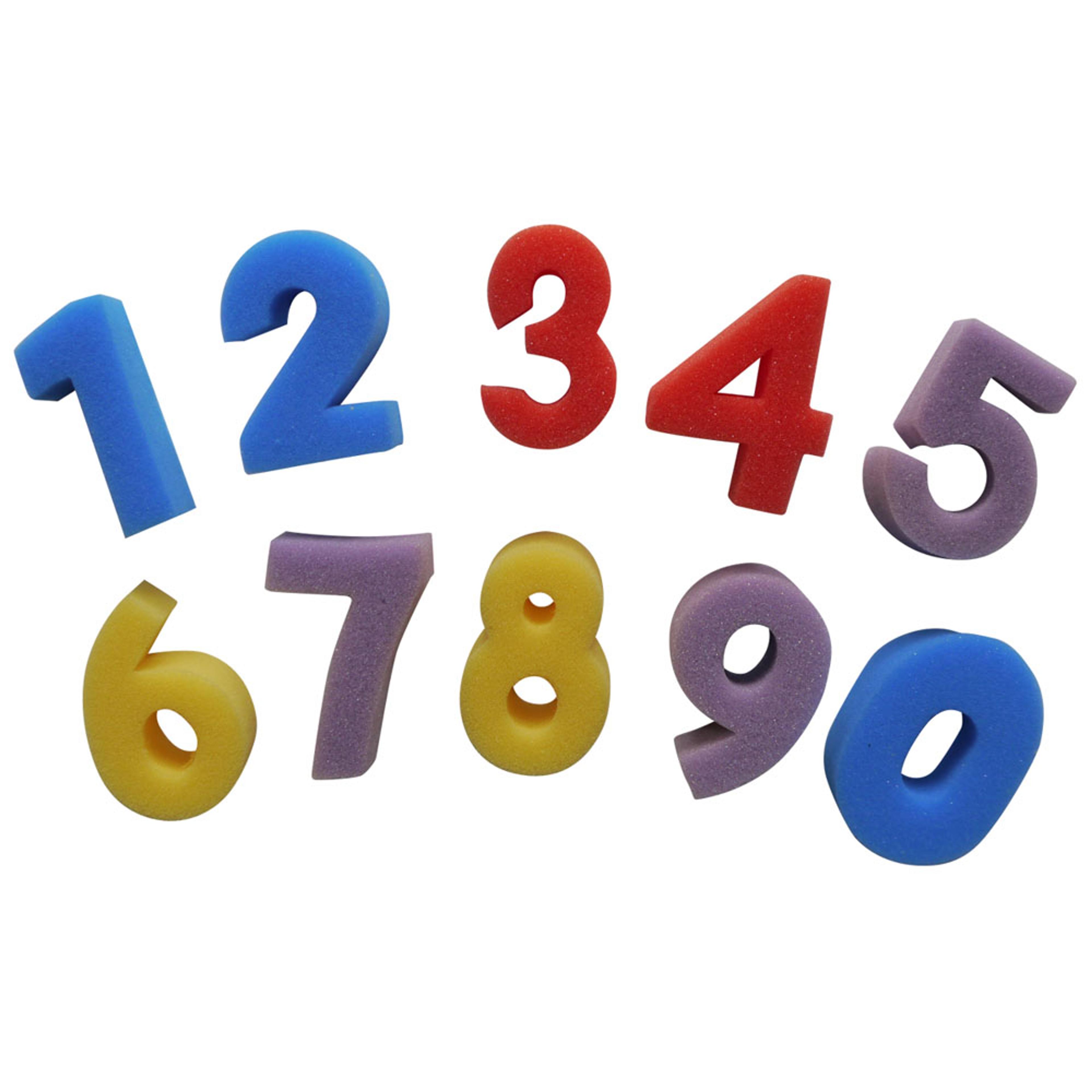 Number Printing Sponges | D785 | Findel Dryad
